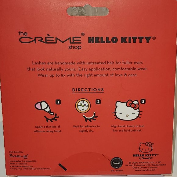 CREME SHOP | Makeup | Creme Shop Limited Edition Hello Kitty Eyelash ...